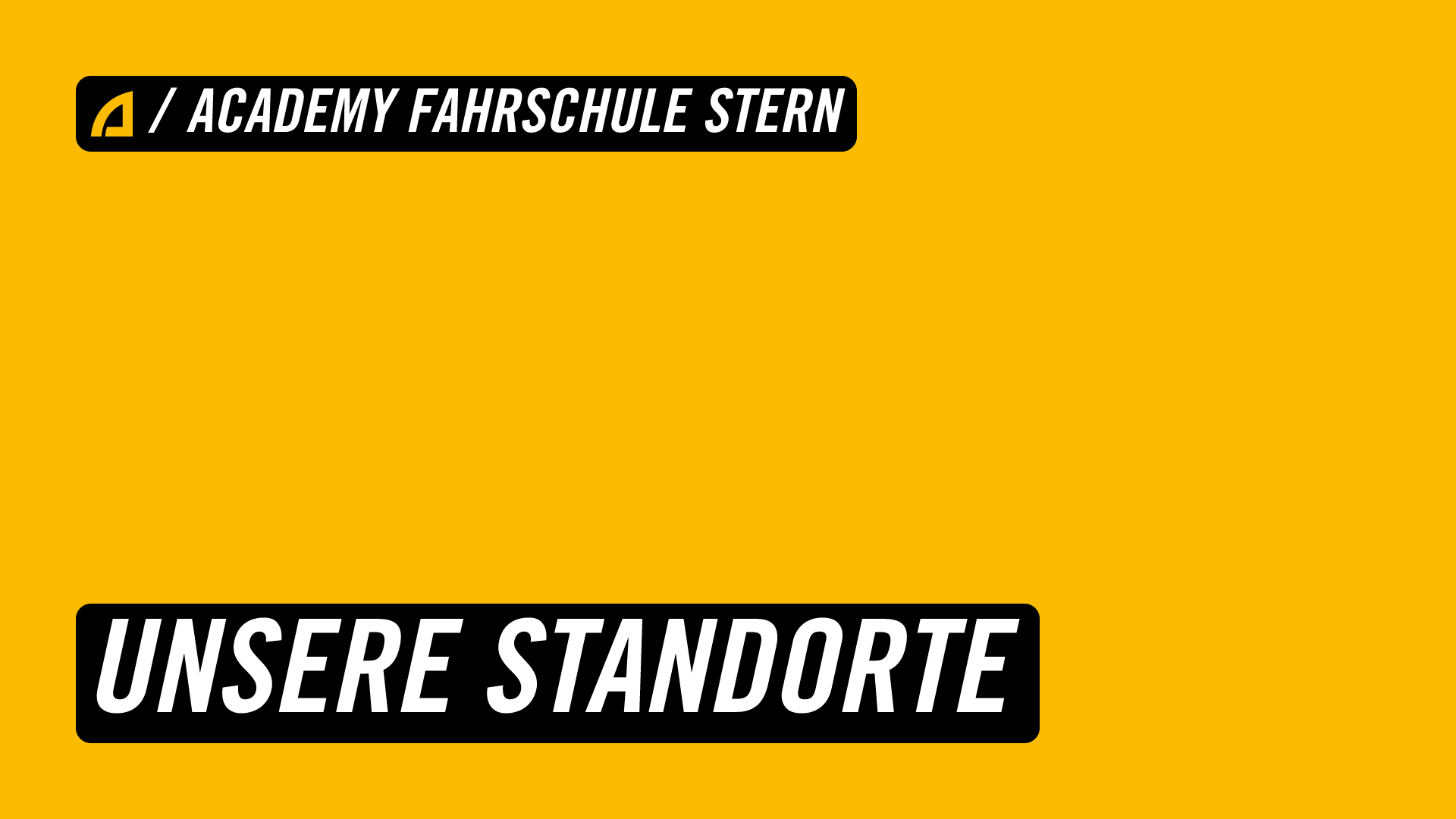 Unsere Standorte | ACADEMY Fahrschule Stern